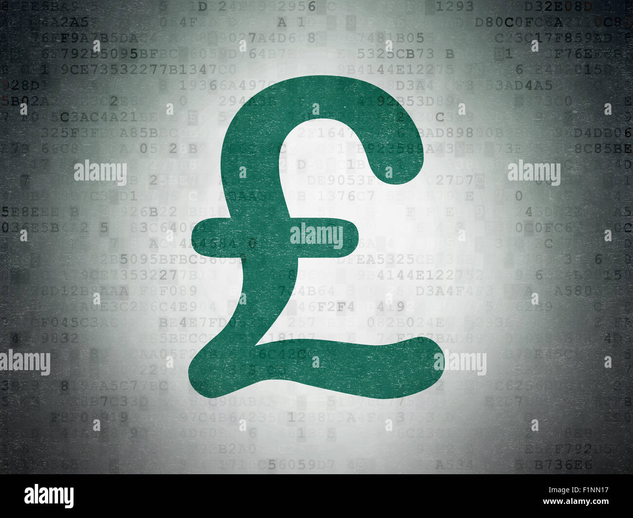 Currency concept: Pound on Digital Paper background Stock Photo - Alamy