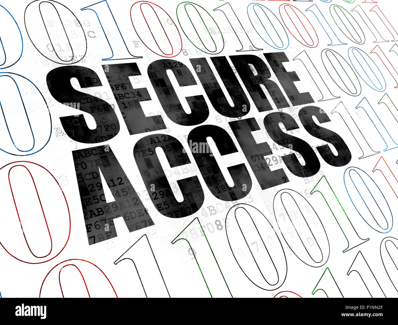 Safety concept: Secure Access on Digital background Stock Photo - Alamy