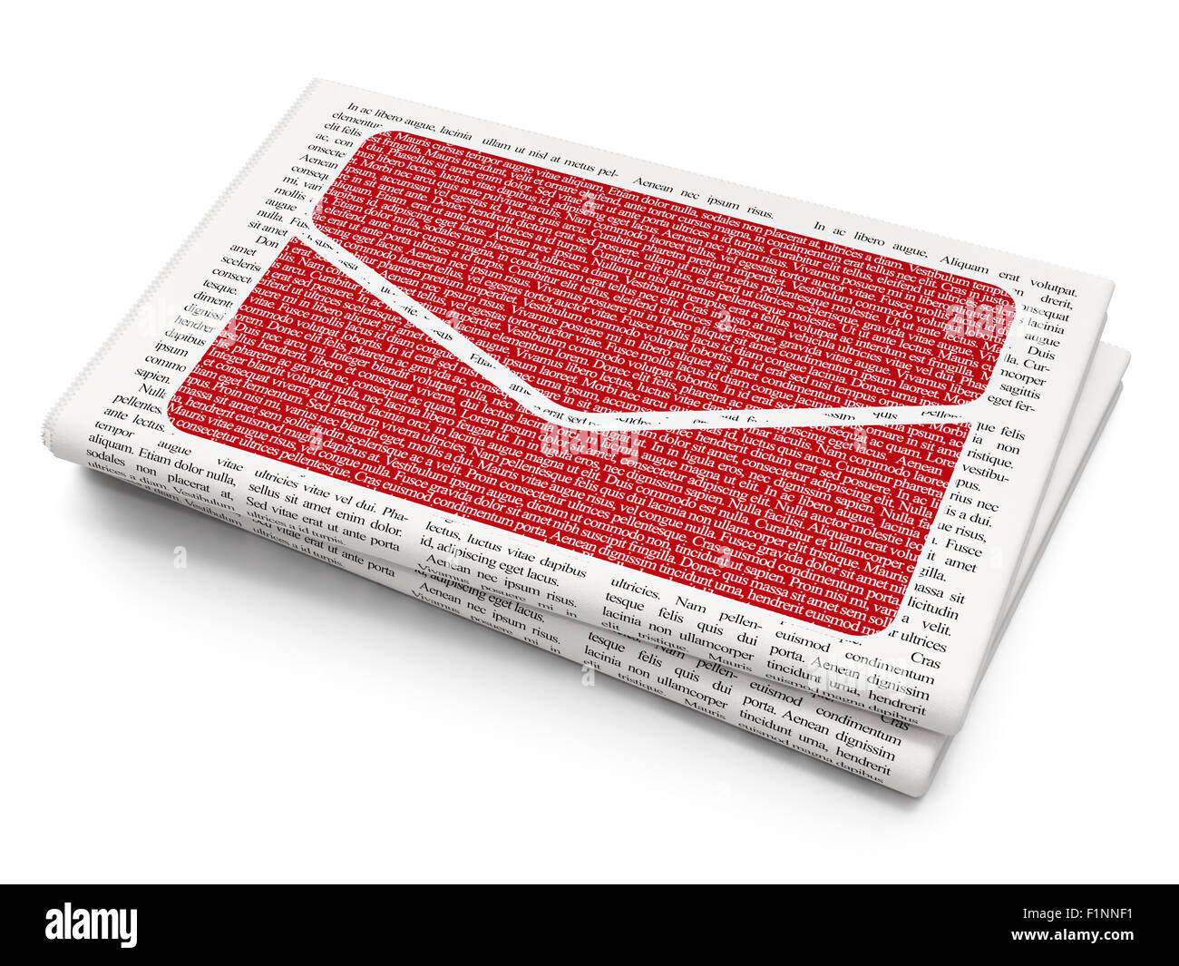 Business concept: Email on Newspaper background Stock Photo - Alamy