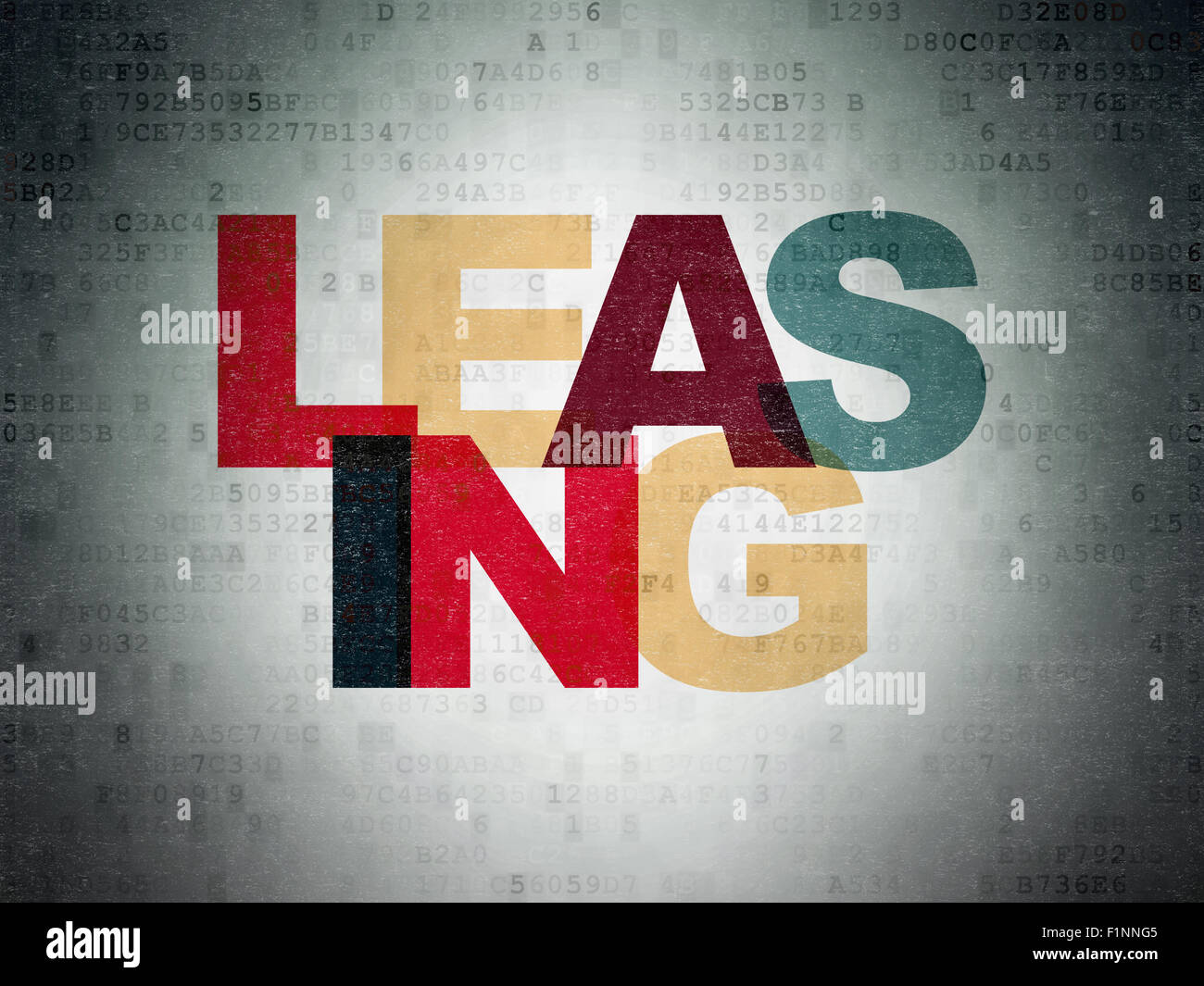Finance concept: Leasing on Digital Paper background Stock Photo - Alamy