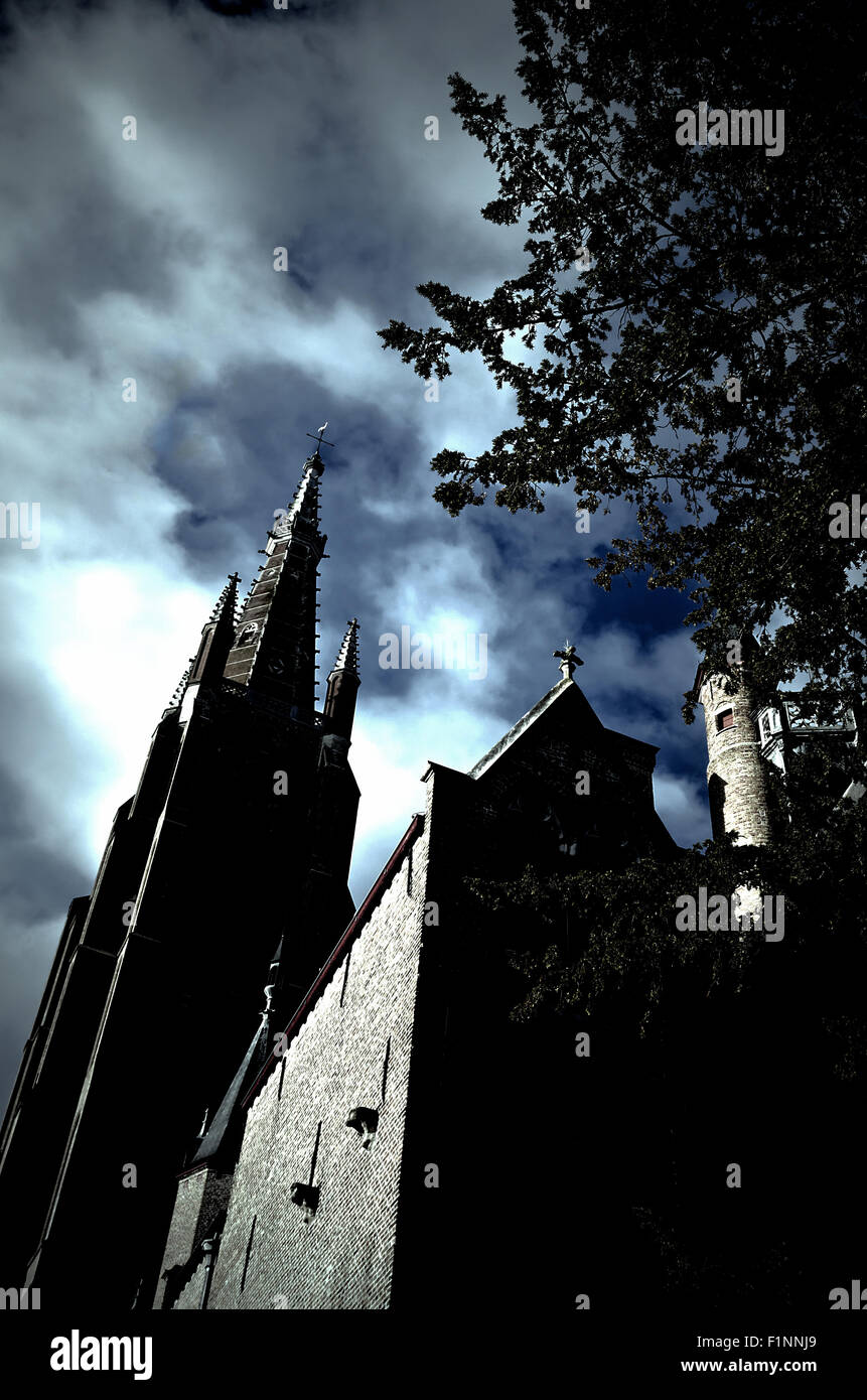 Tall church spire hi-res stock photography and images - Alamy