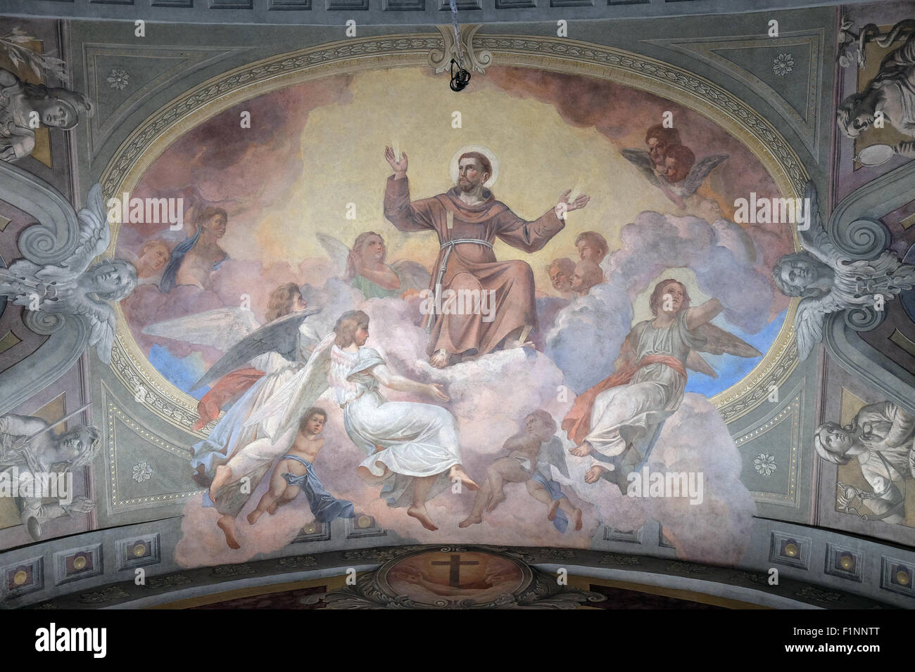 Fresco angel hi-res stock photography and images - Alamy