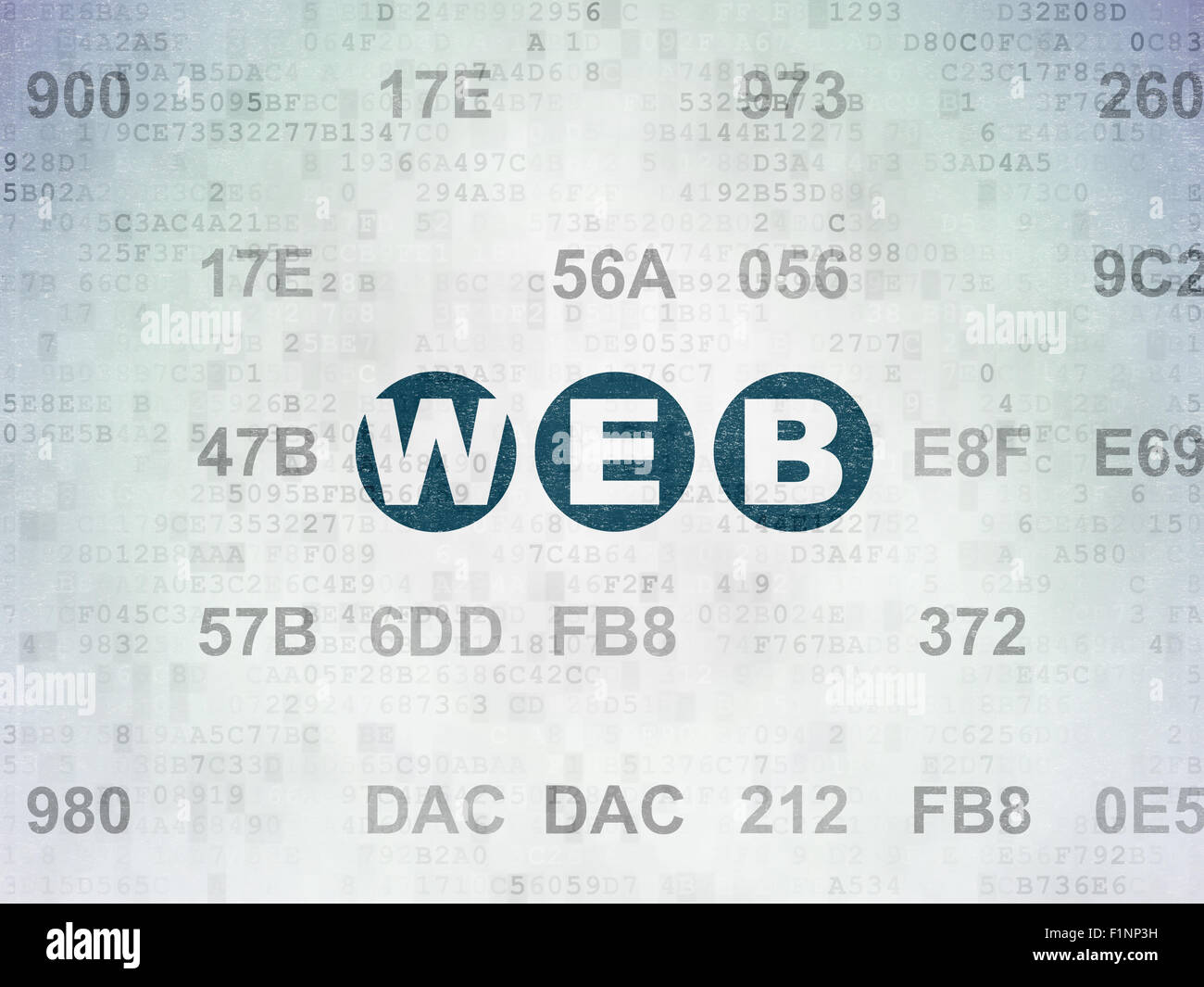 Web design concept: Web on Digital Paper background Stock Photo - Alamy