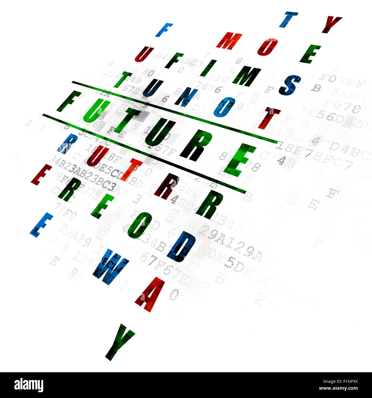 Time concept: word Future in solving Crossword Puzzle Stock Photo - Alamy