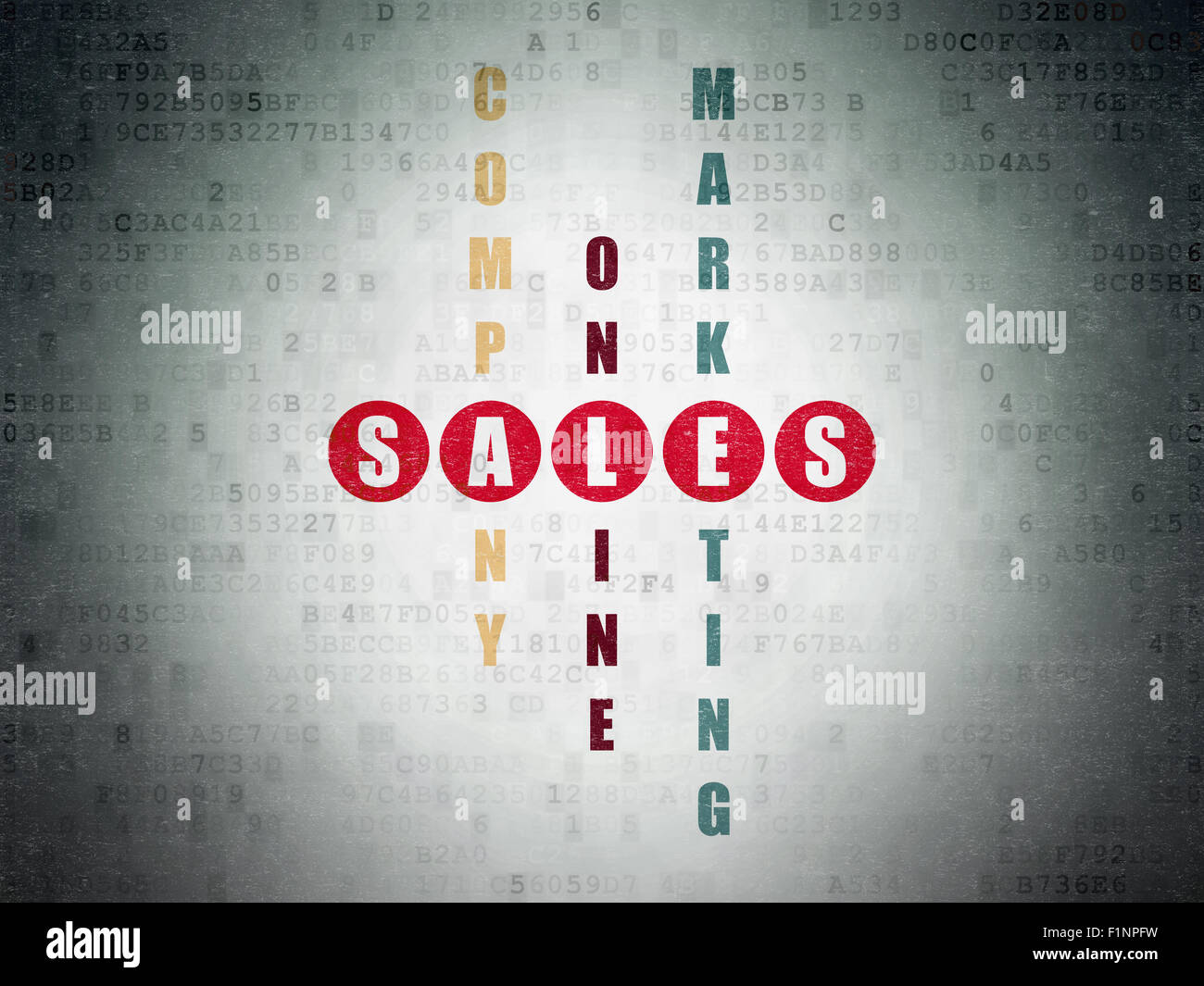 Marketing concept: word Sales in solving Crossword Puzzle Stock Photo ...
