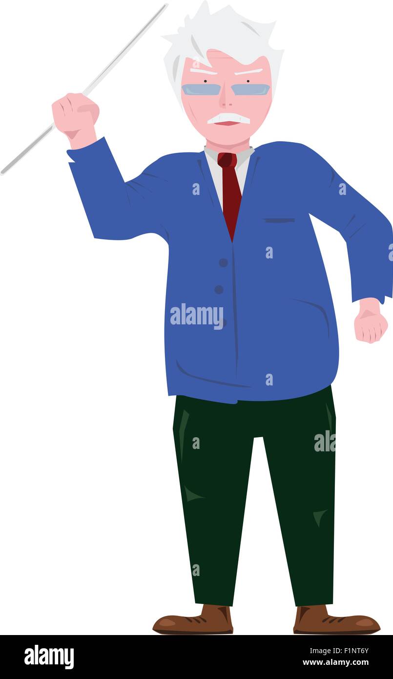 Grumpy grandad Stock Vector Images - Alamy