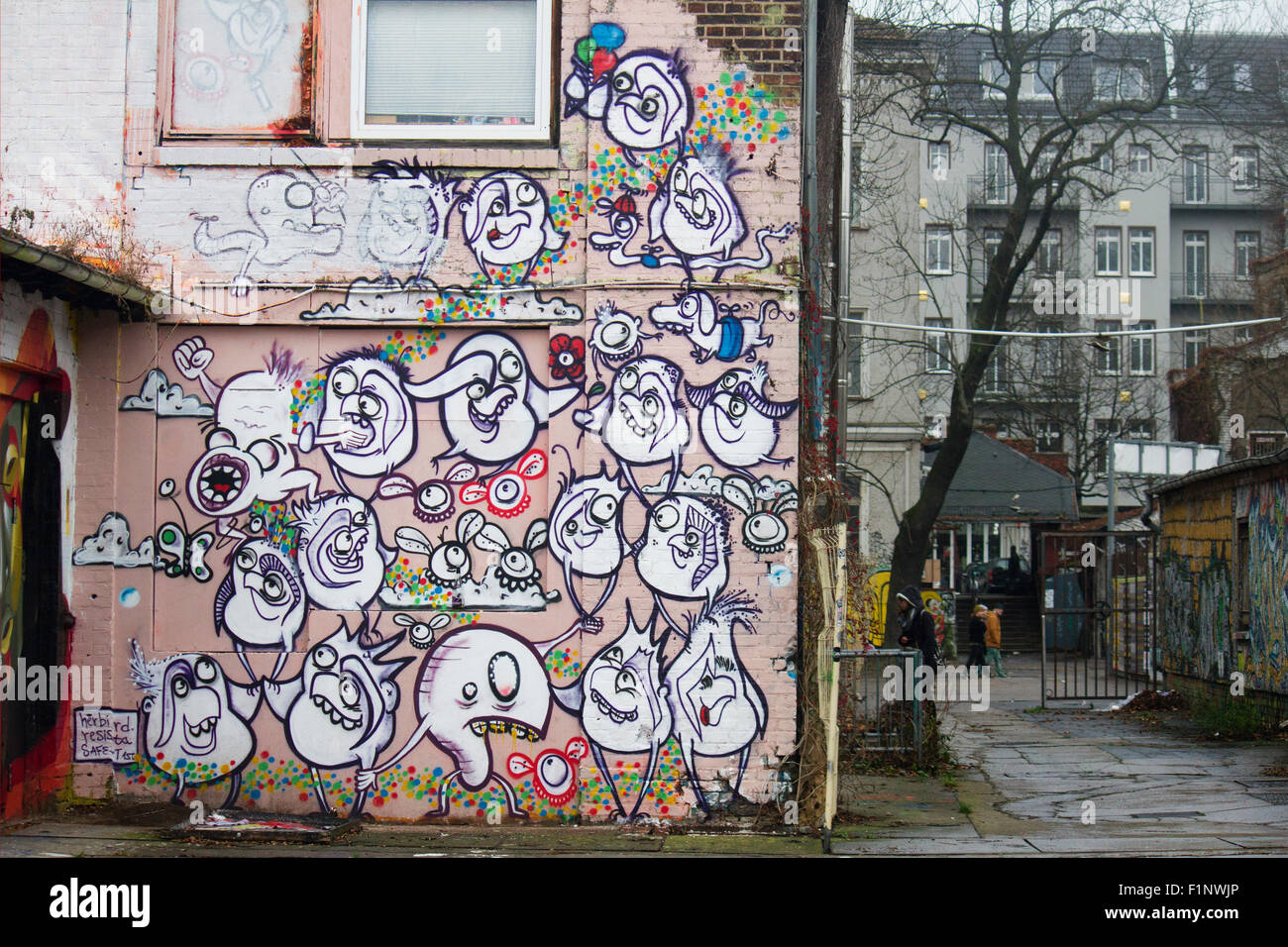 Europe; Germany; Berlin; Graffiti; Street art; Revaler str 99; Revaler ...