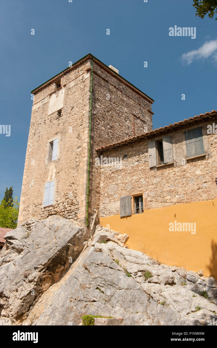 The winery of Château de Jau near Estagel in the Agly valley, Côtes du ...