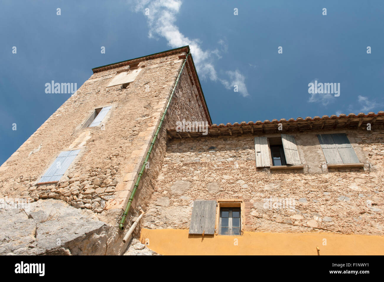 The winery of Château de Jau near Estagel in the Agly valley, Côtes du ...
