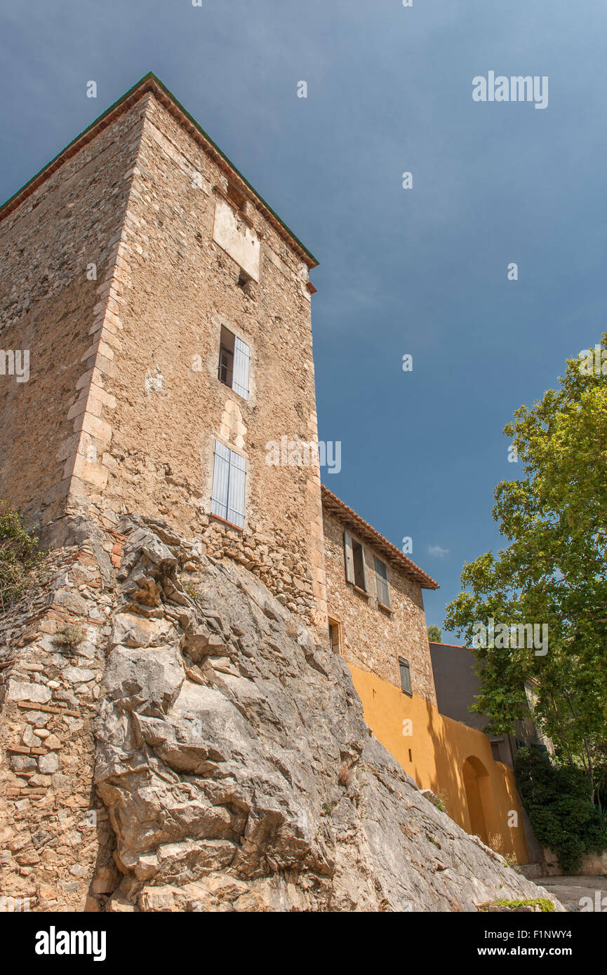 The winery of Château de Jau near Estagel in the Agly valley, Côtes du ...