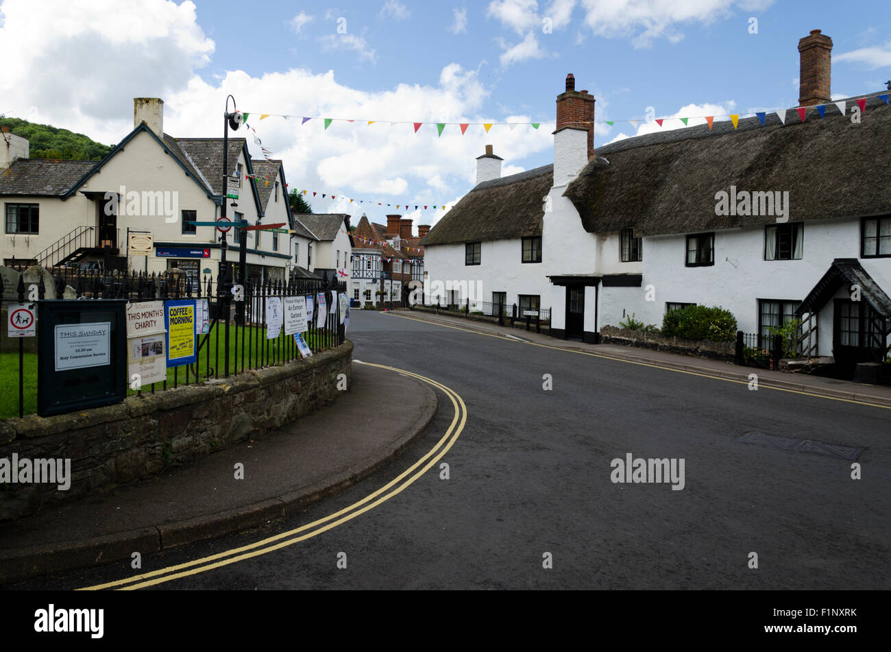 Porlock Exmoor Somerset Stock Photo - Alamy