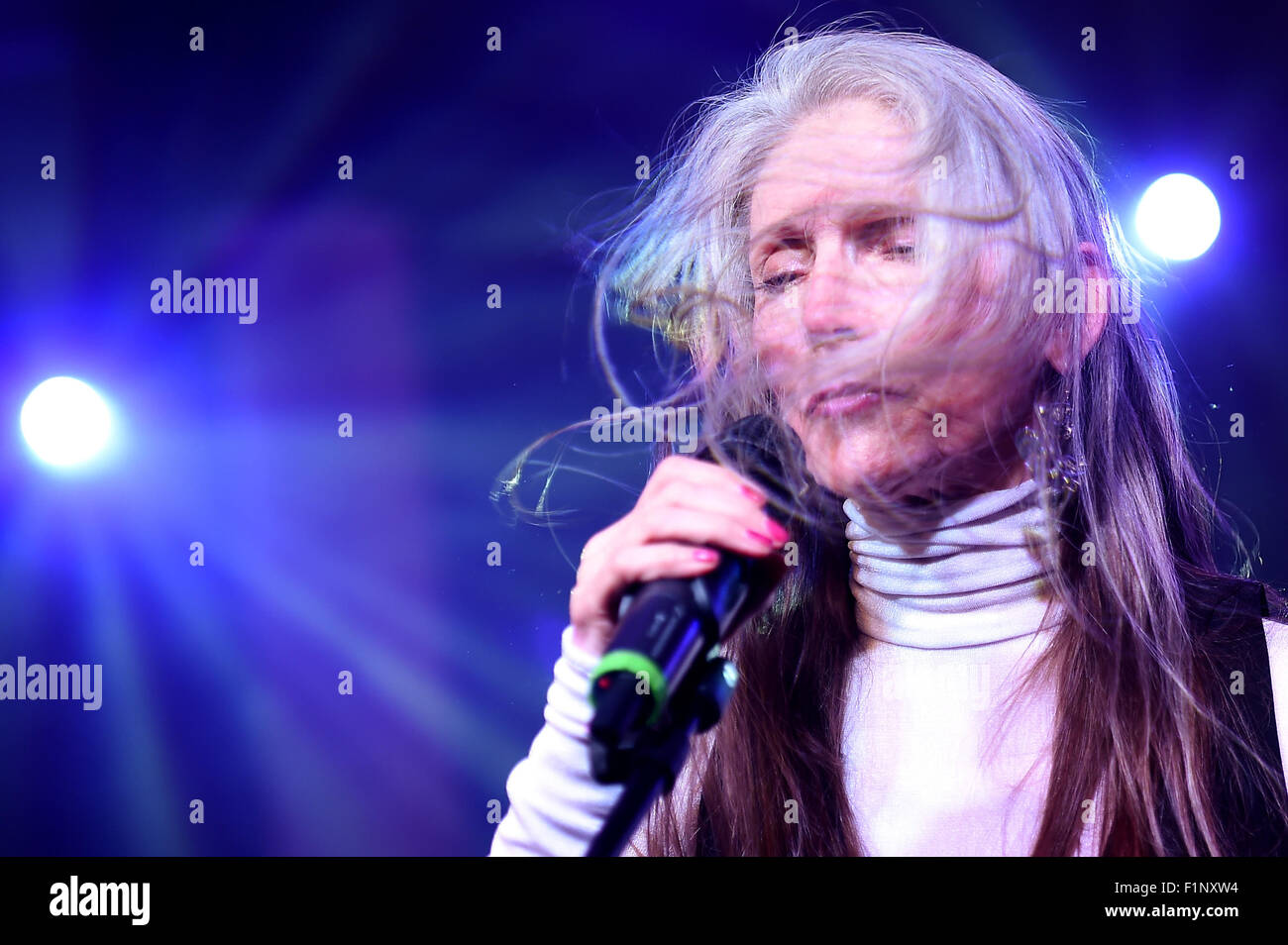 German model, actress, singer and ballet dancer Eveline Hall performs ...