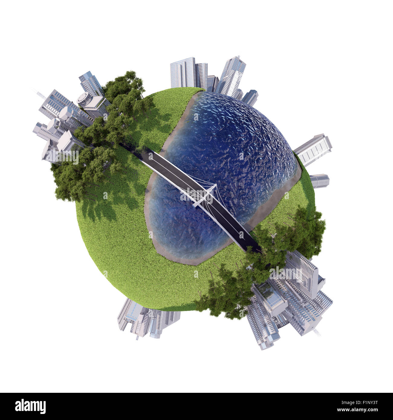 Business planet sea on white Stock Photo - Alamy