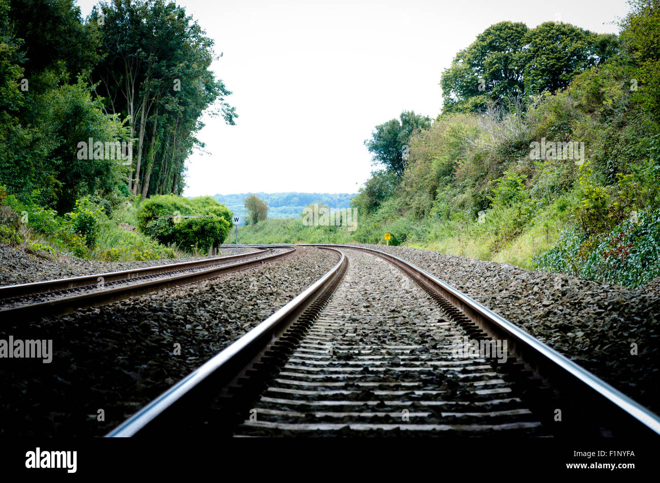 Rail tracks hi-res stock photography and images - Alamy