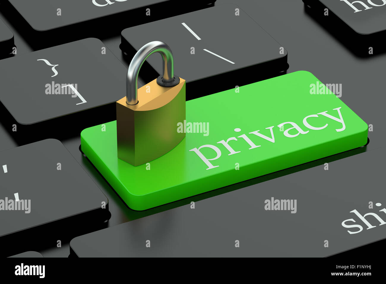 Privacy concept on keyboard button Stock Photo - Alamy