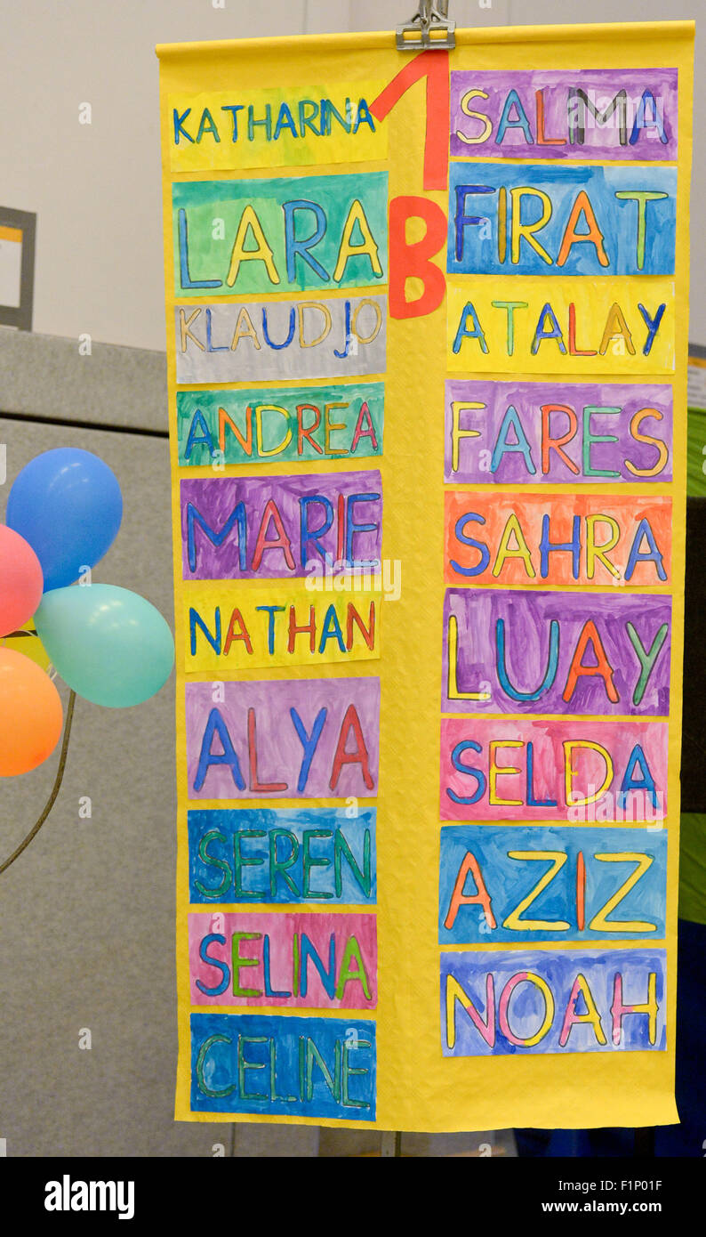 Pupils names hi-res stock photography and images - Alamy