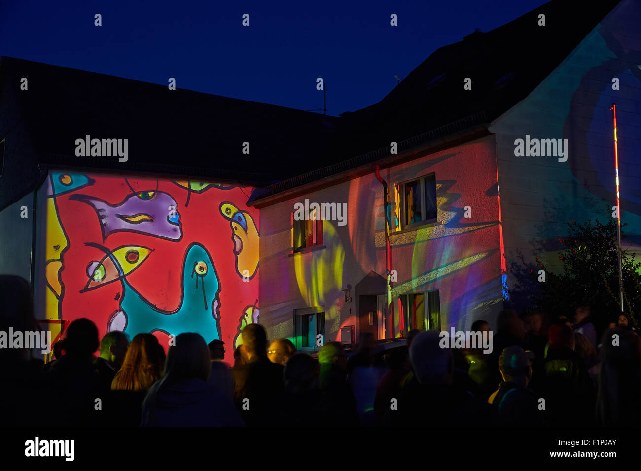 Morbach-Hundheim, Germany. 04th Sep, 2015. More than 100 buildings ...