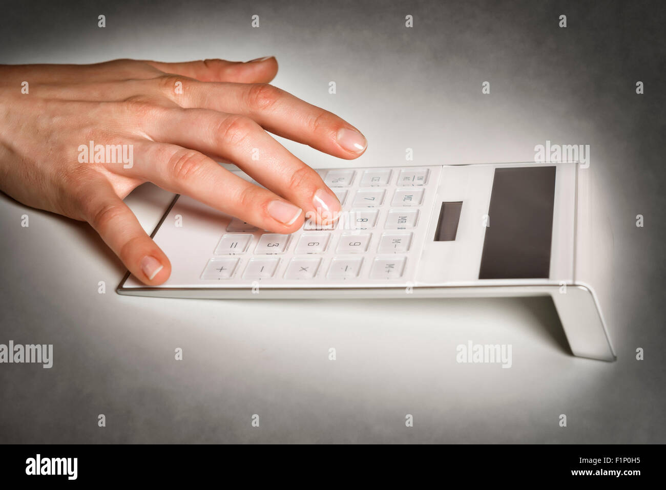 Calculation typing hi-res stock photography and images - Alamy