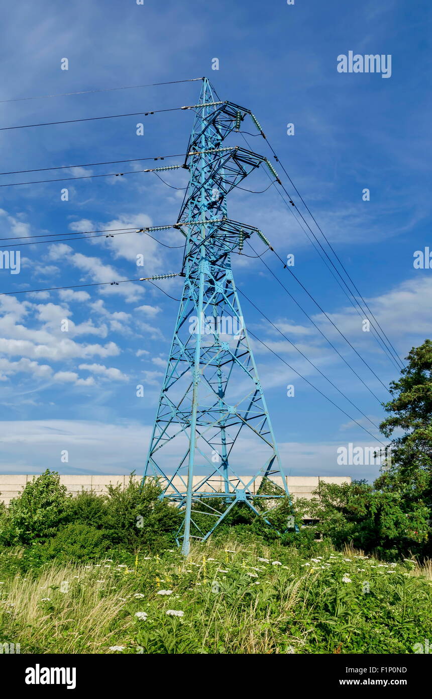 Electric power transmission line, Sofia, Bulgaria Stock Photo - Alamy