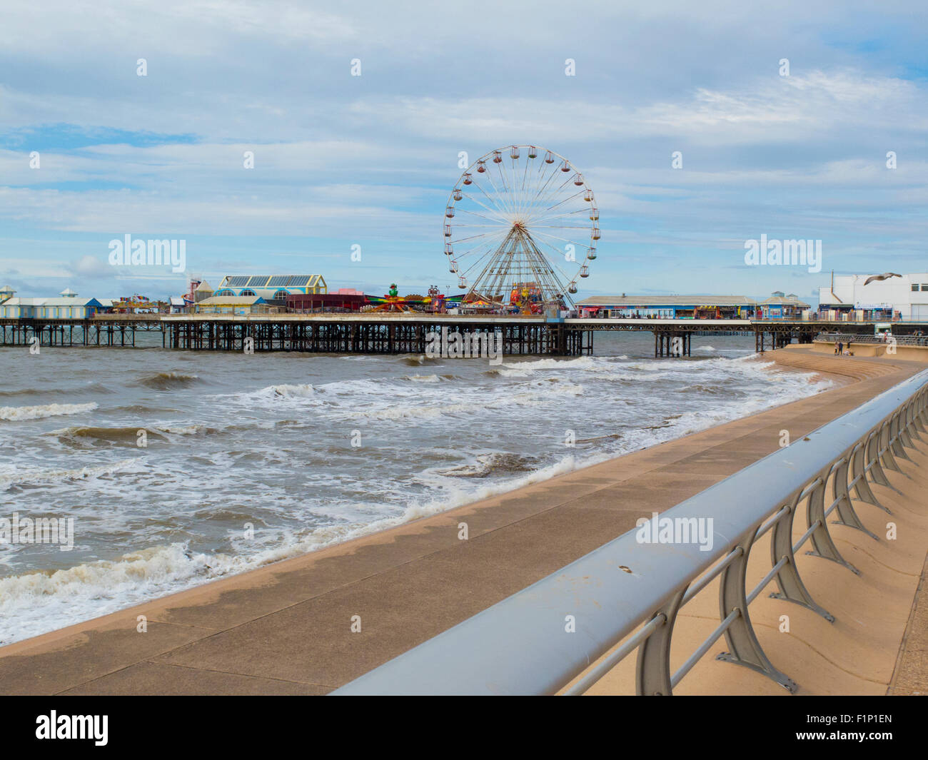 Blackpool central pier Stock Photo - Alamy