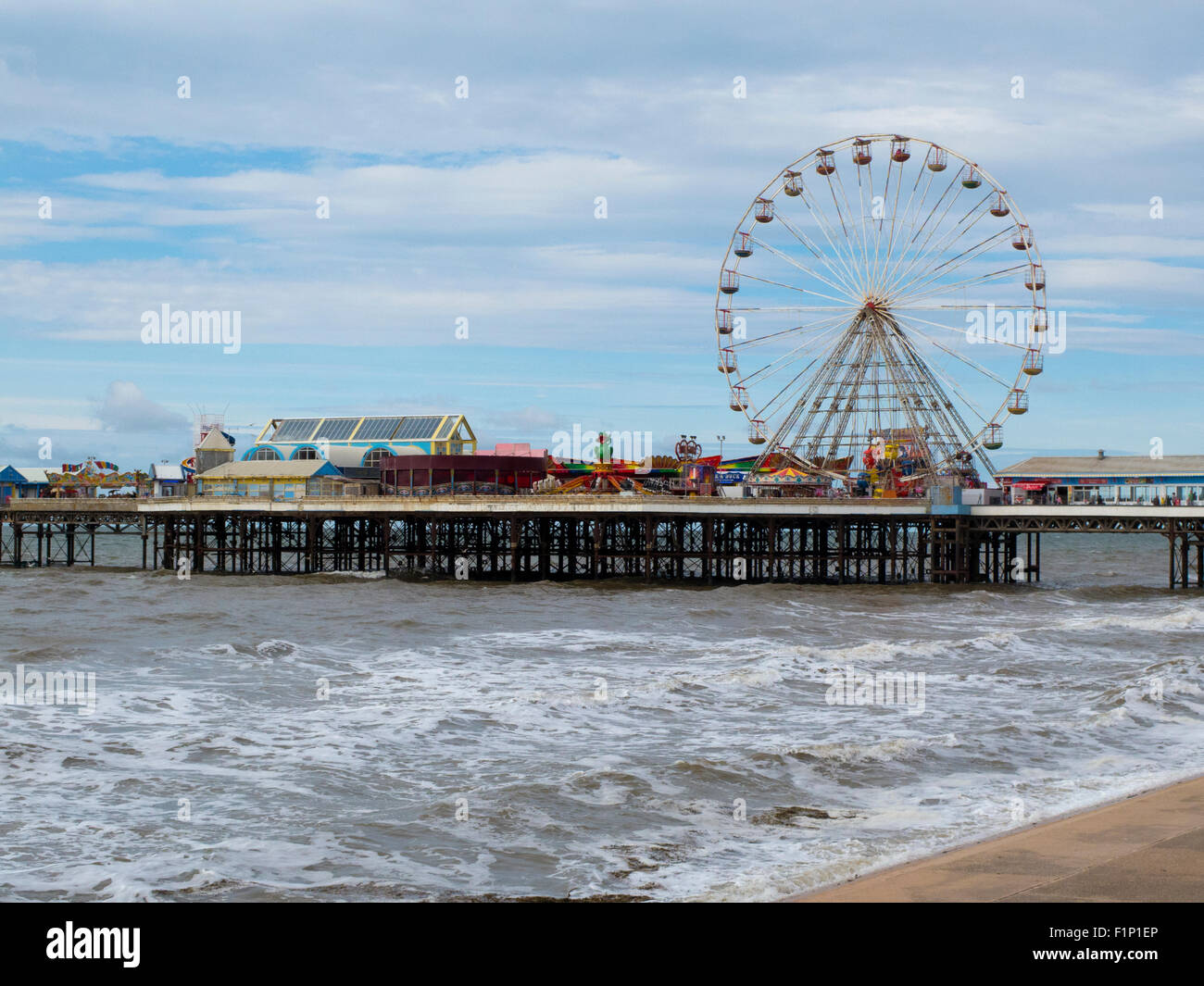 Blackpool central pier Stock Photo - Alamy