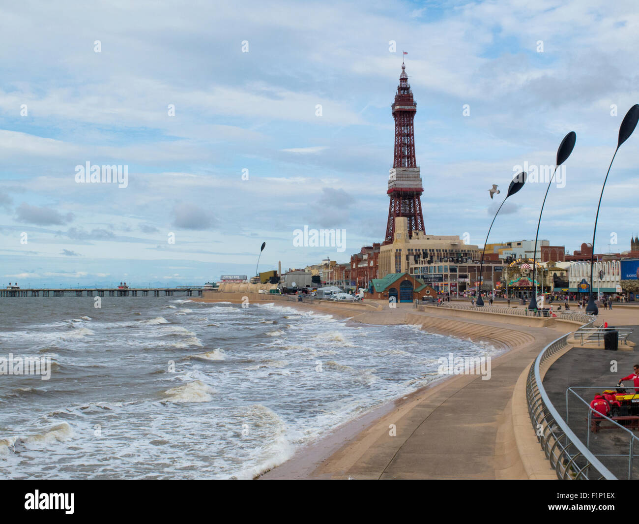 Blackpool Tower Blackpool promenade Stock Photo - Alamy