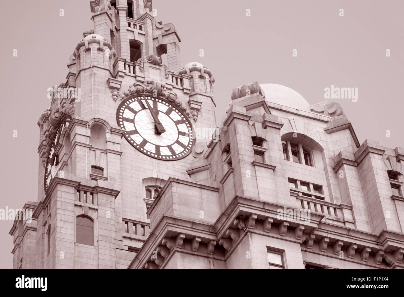 Liver building in black and white hi-res stock photography and images ...