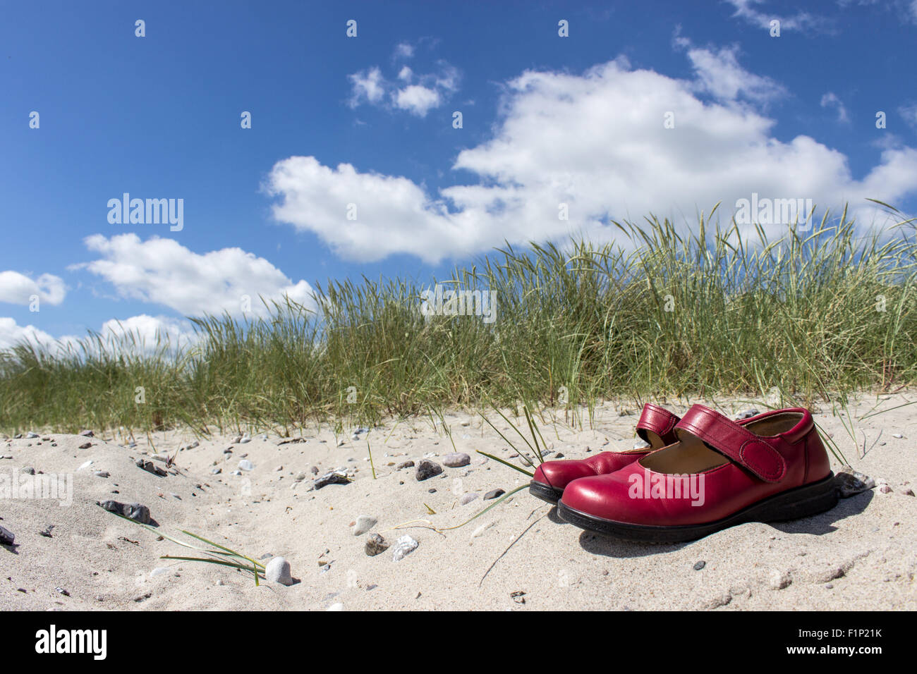 Blue womens beach shoes hi-res stock photography and images - Alamy
