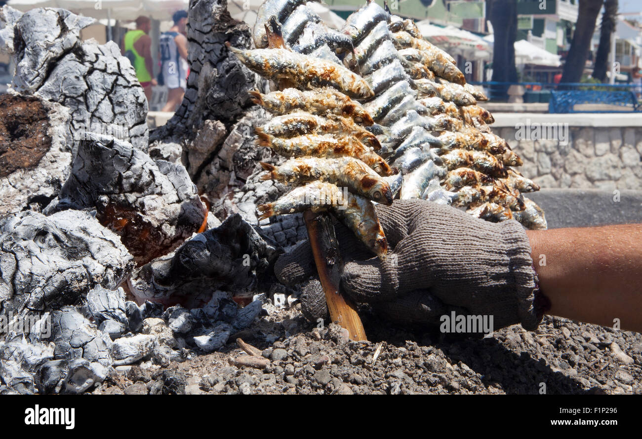 Espetos preparation hi-res stock photography and images - Alamy