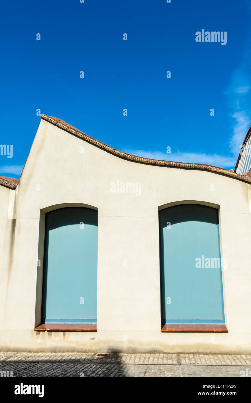 Modernist textile factory converted into a museum located in Terrassa ...