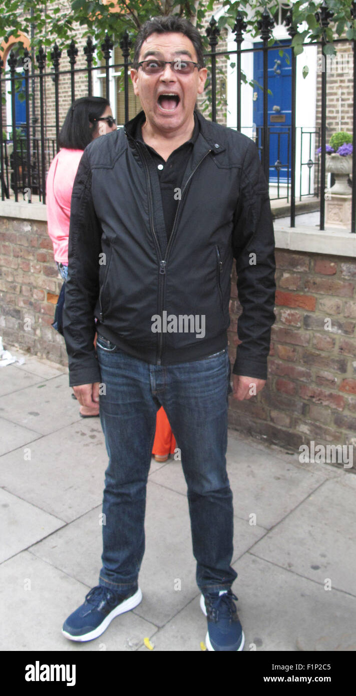 Drummer John Moss visits the Hampstead Summer Festival Featuring: John ...