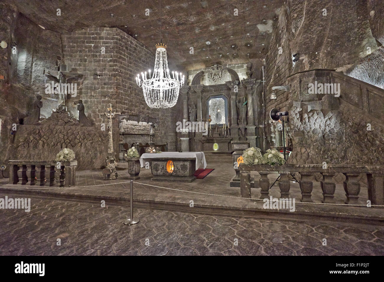 The Chapel of St. Kinga in Wieliczka Salt Mine, Cracow Wieliczka ...