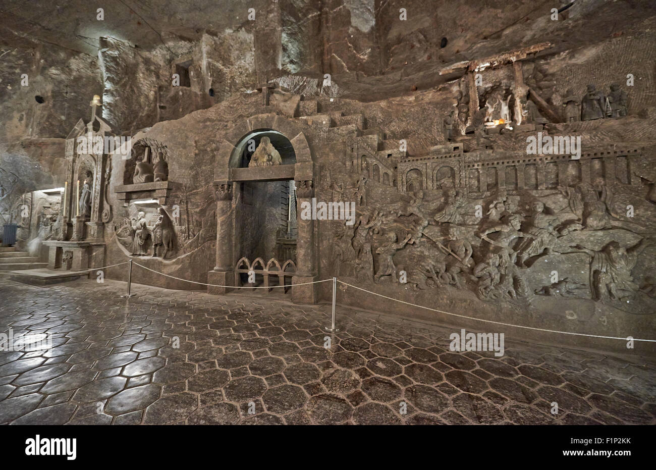 The Chapel of St. Kinga in Wieliczka Salt Mine, Cracow Wieliczka ...