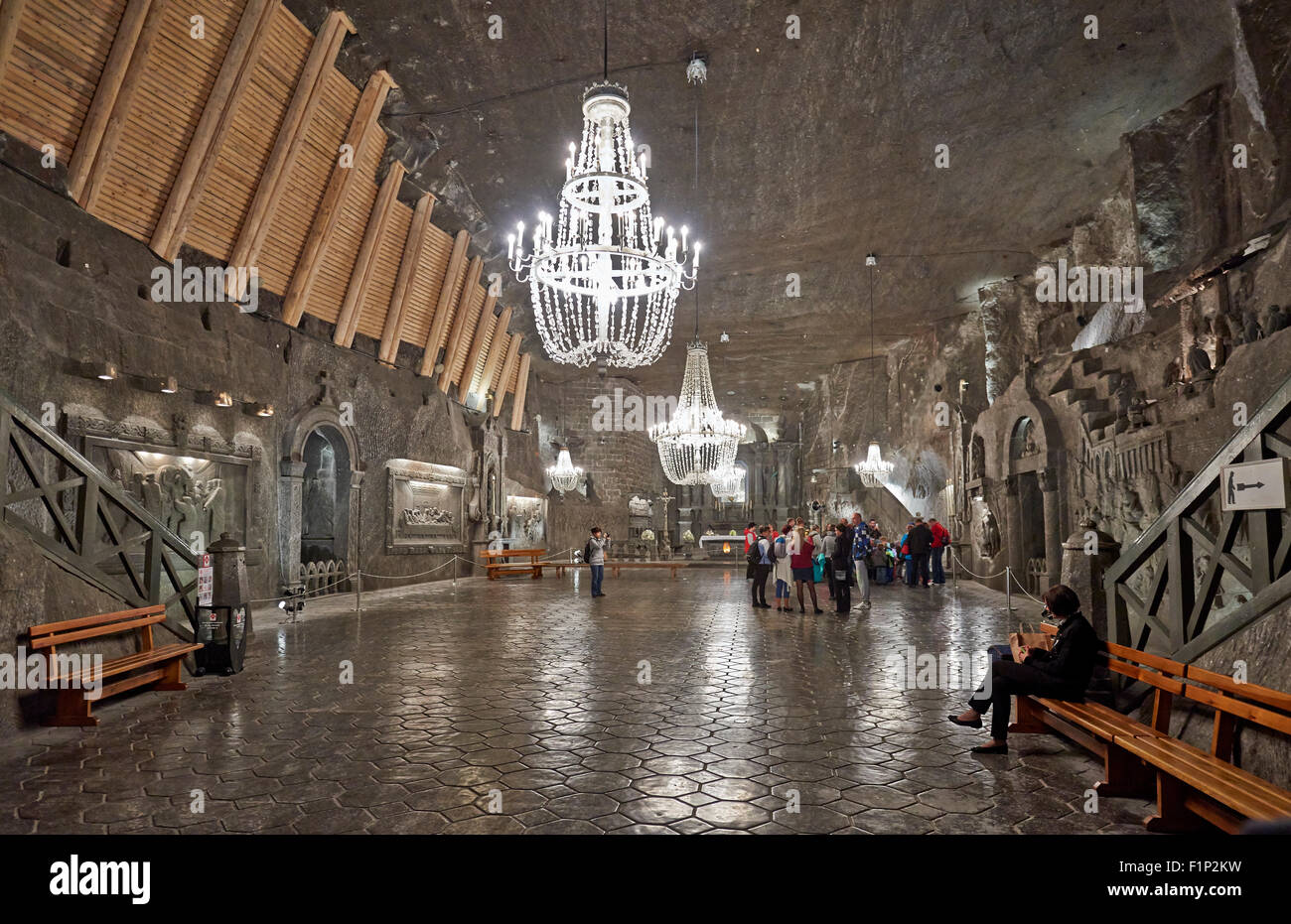 The Chapel of St. Kinga in Wieliczka Salt Mine, Cracow Wieliczka ...