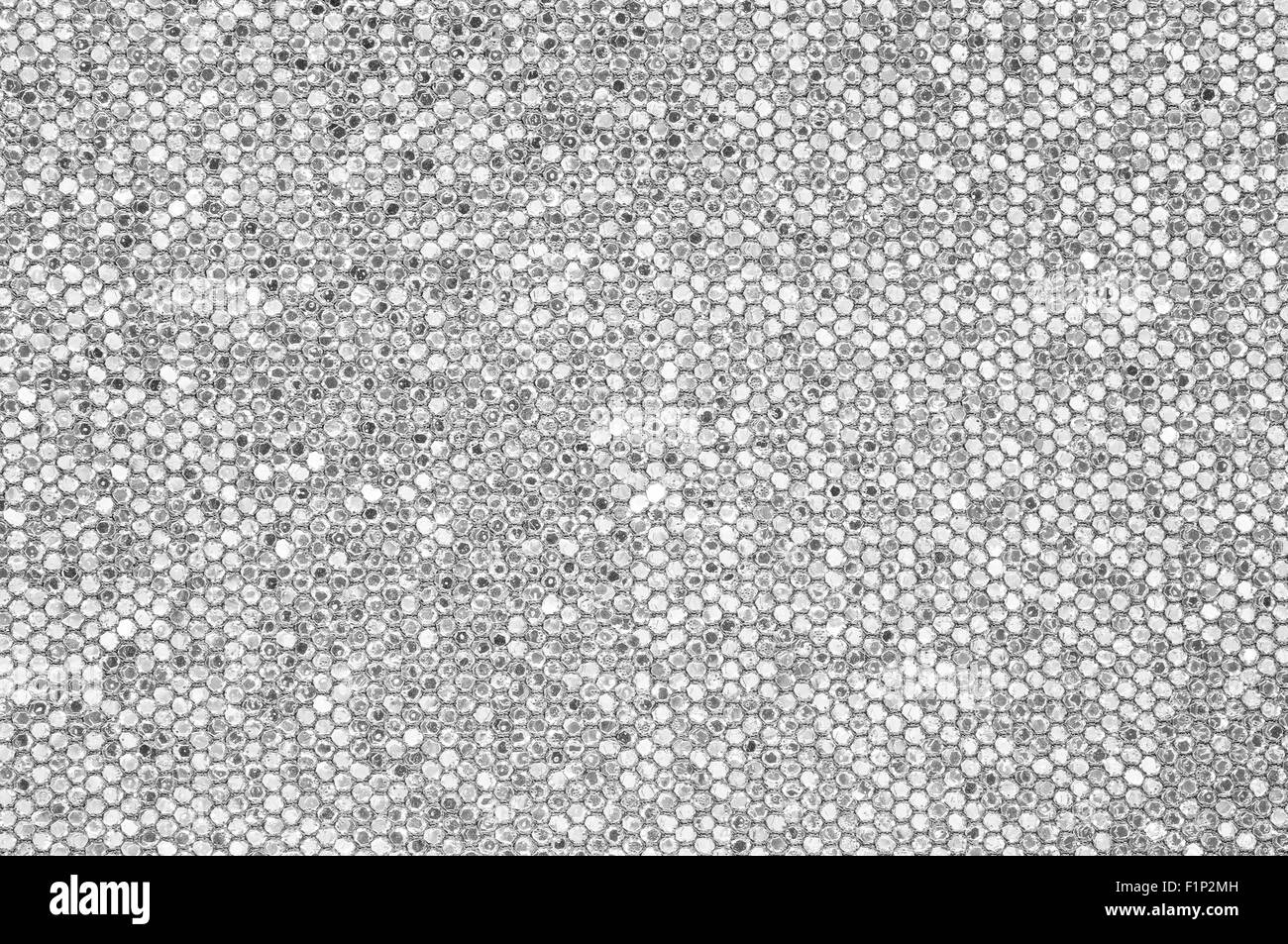 Silver mosaic background Stock Photo - Alamy