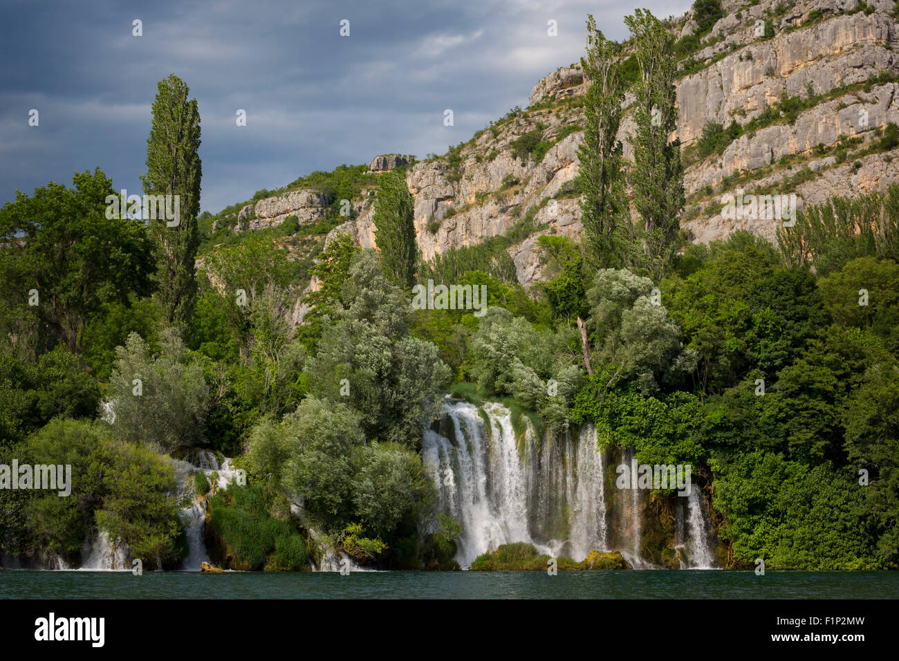 Krka National Park, Nacionalni park Krka, Dalmatia, Croatia. Roski Slap ...
