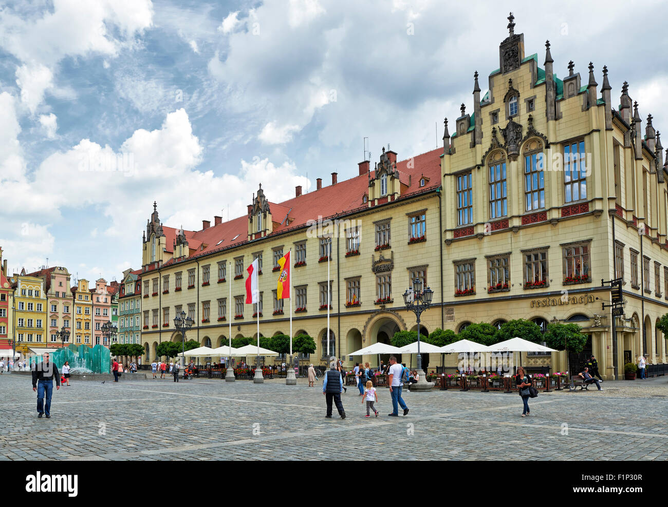 Wroclaw new city hall hi-res stock photography and images - Alamy