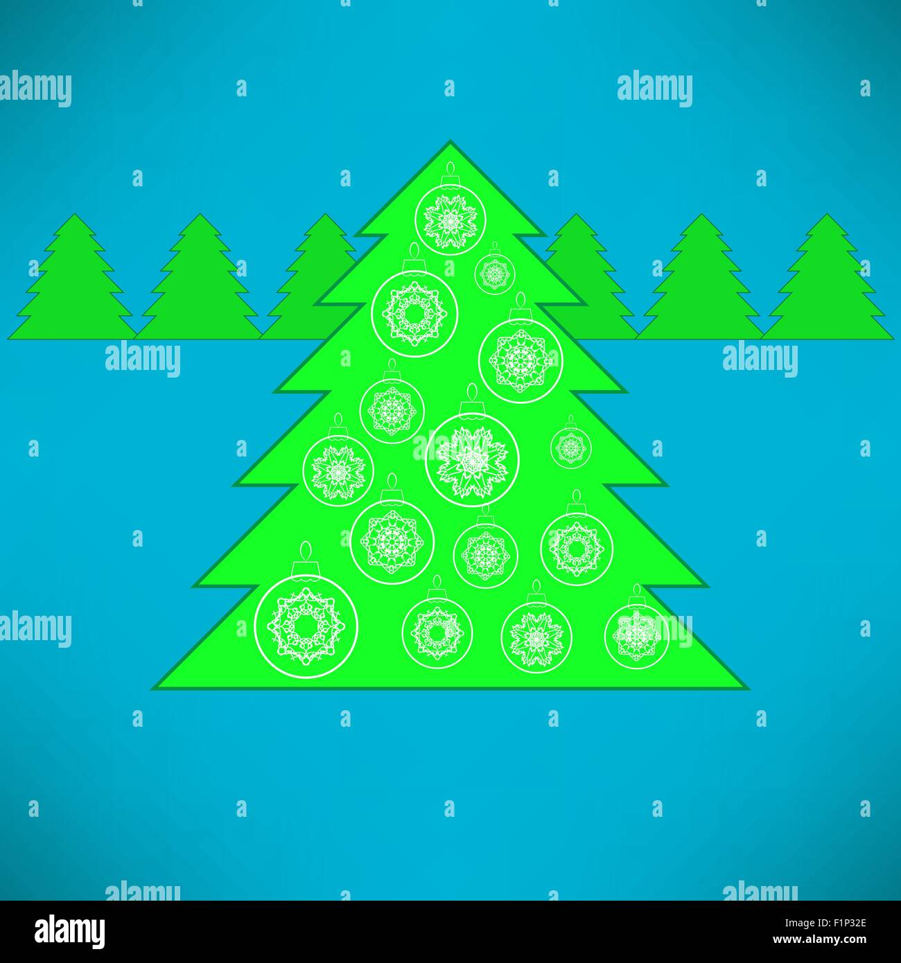 Swirly tree illustration Stock Vector Images - Alamy