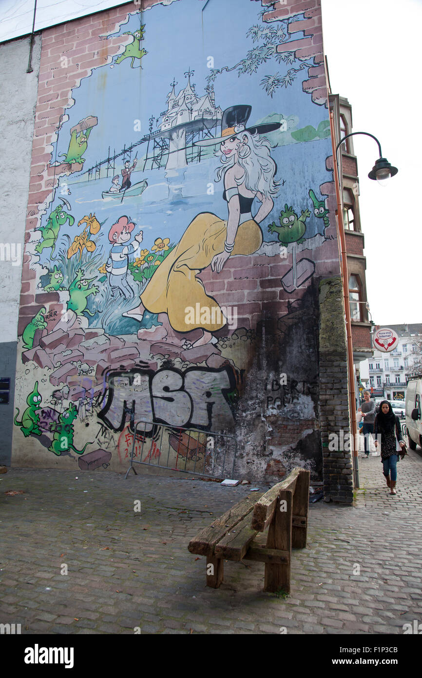 Murals Brussels High Resolution Stock Photography and Images - Alamy