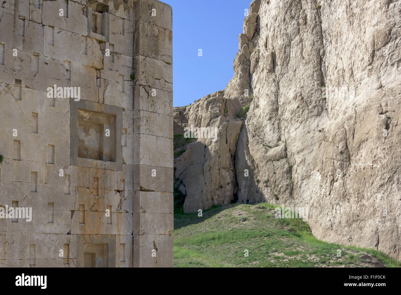 Achaemenid Ka'bah-e Zardusht (Cube of Zoroaster), 5th C BC and ...