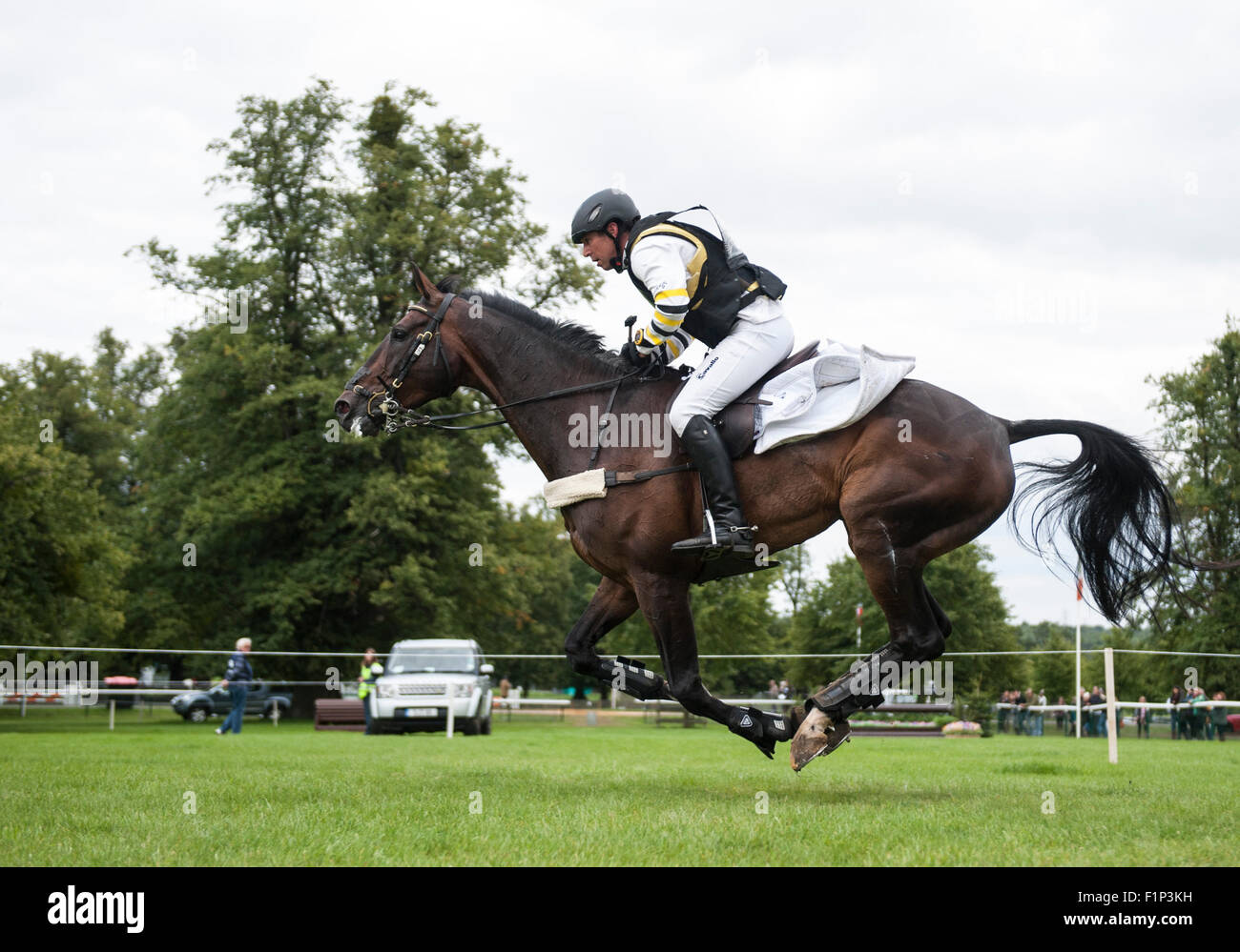 Stamford, Lincs, UK. 5th September, 2015. Sam Griffiths (AUS) riding ...