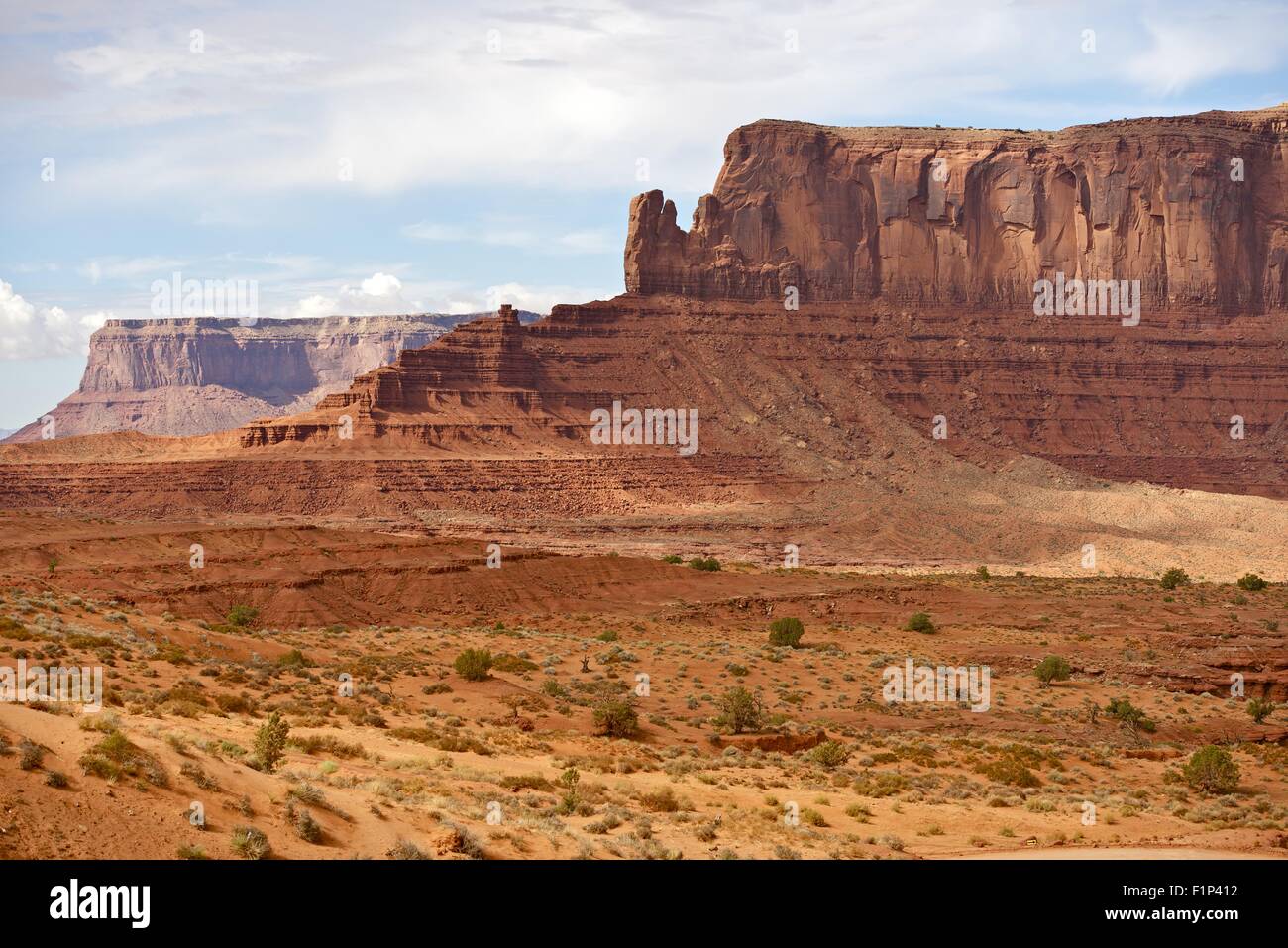 Monument Valley Panorama - Northern Arizona, USA. Monument Valley ...