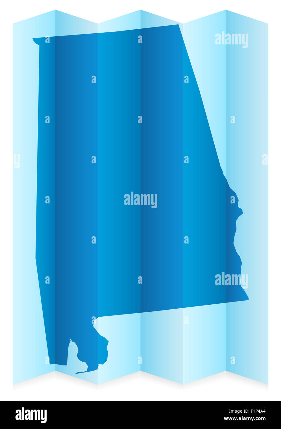 Alabama map on a white background. Vector illustration Stock Photo - Alamy