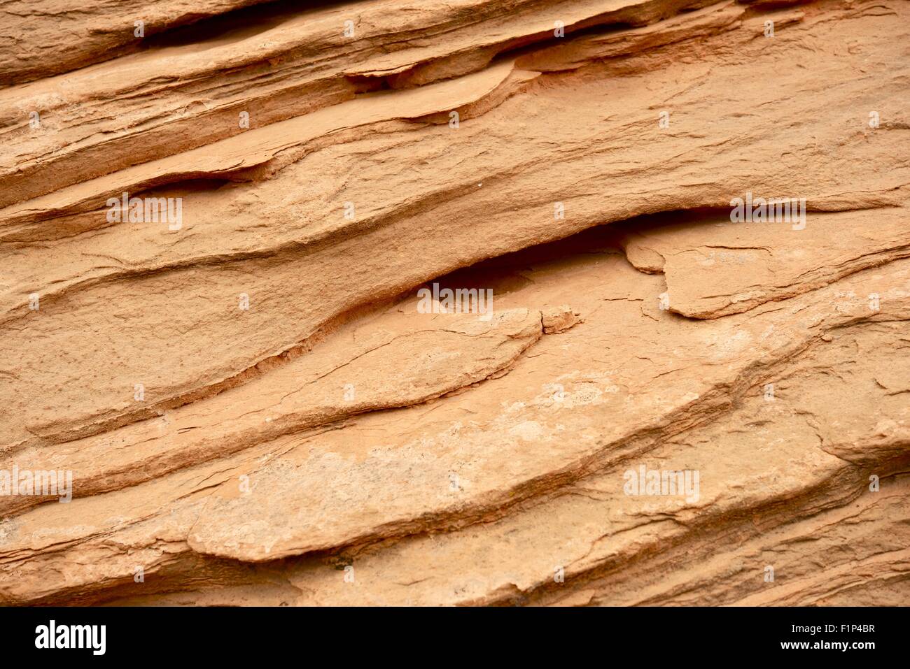 Stone Layers - Eroded Stone Formation in Arizona. Sandstone Closeup ...