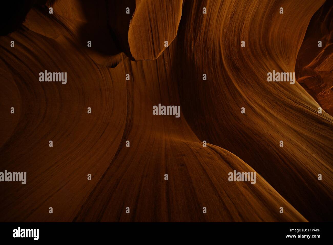 Beautiful Eroded Sandstone Formation. Dark Red Rock Shapes. Nature ...