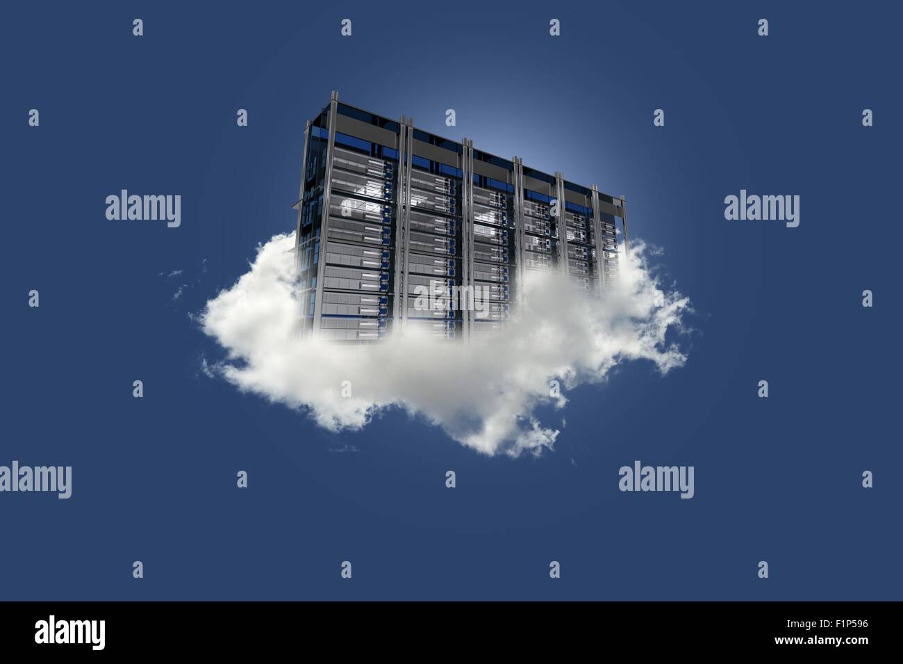 Cloud Server on the Sky. Cloud Data Center Floating on the Small Cloud ...