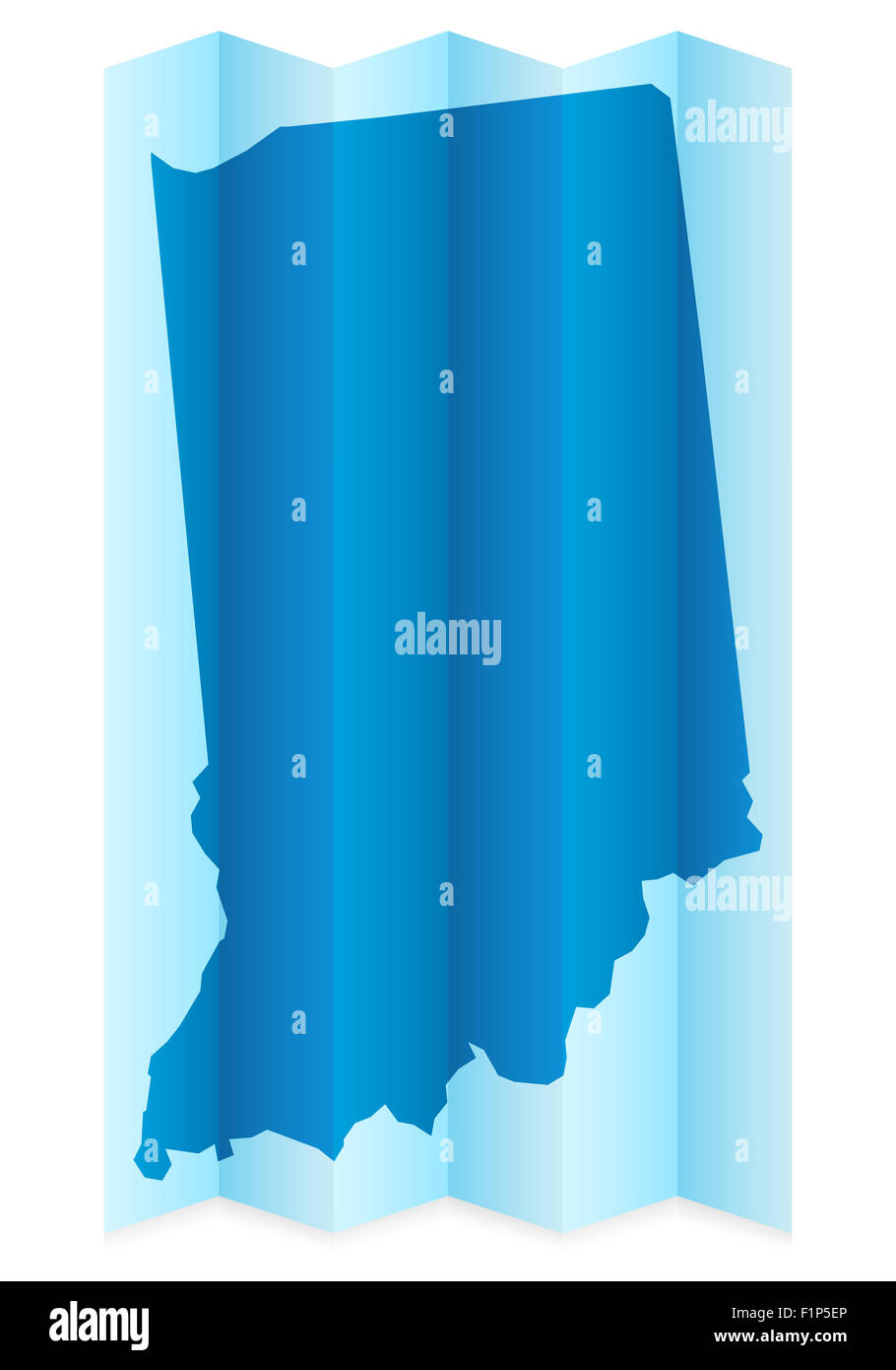 Map Of Indiana State High Resolution Stock Photography and Images - Alamy