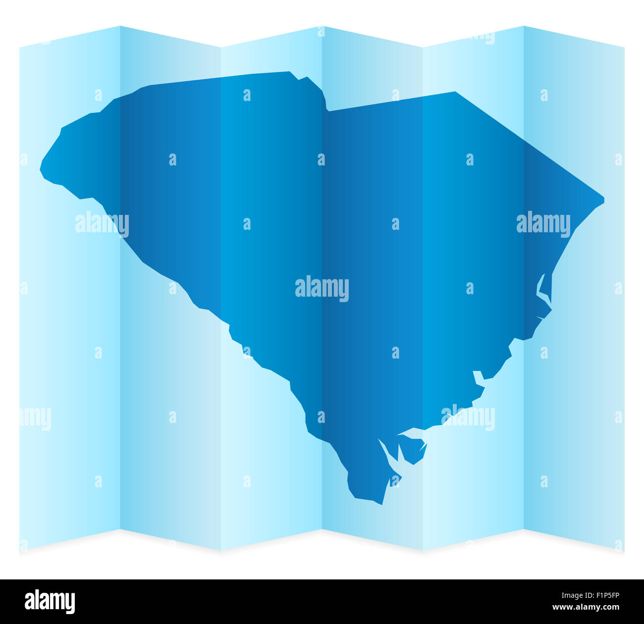 South Carolina map on a white background. Vector illustration Stock ...