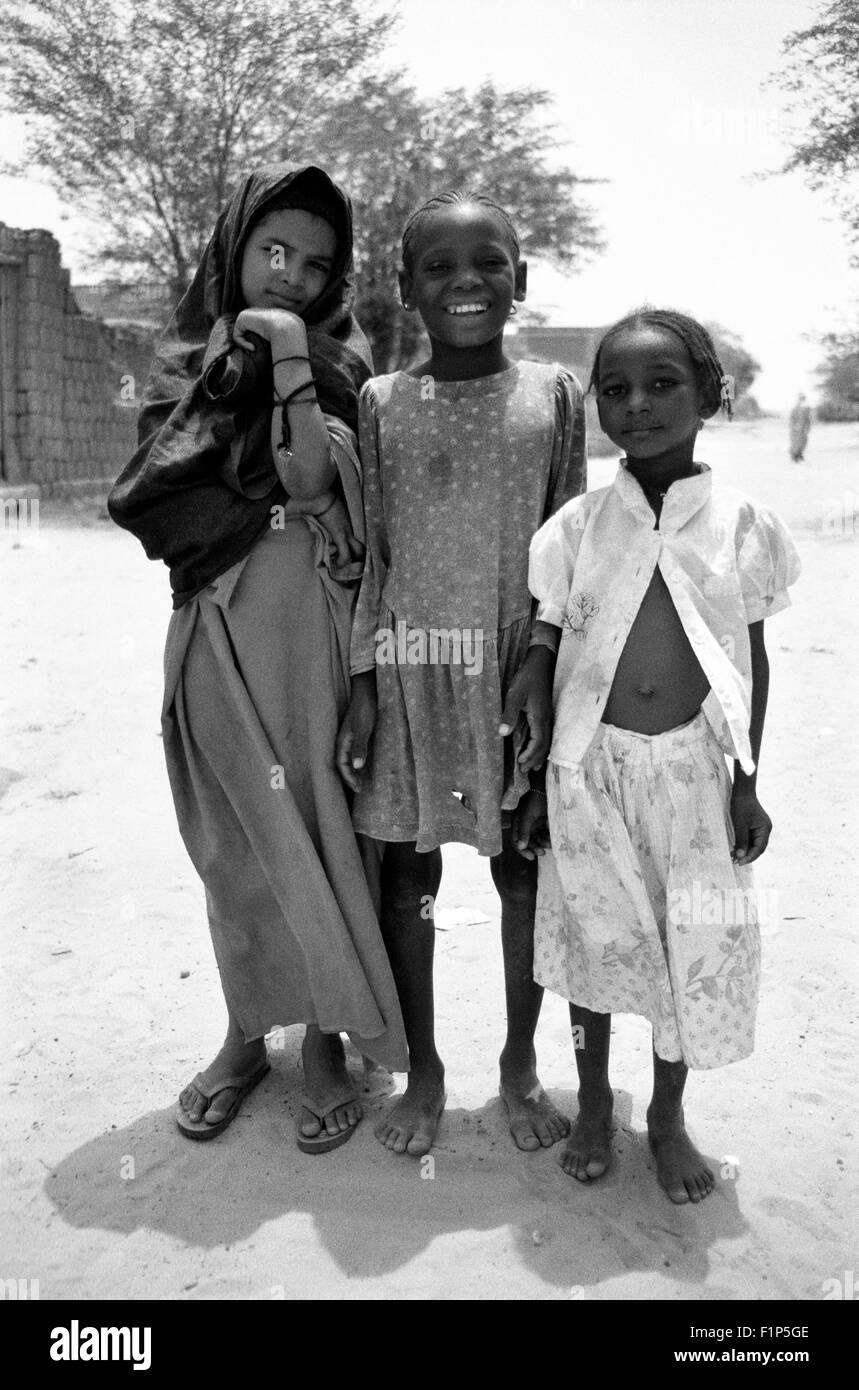 West african children in Black and White Stock Photos & Images - Alamy