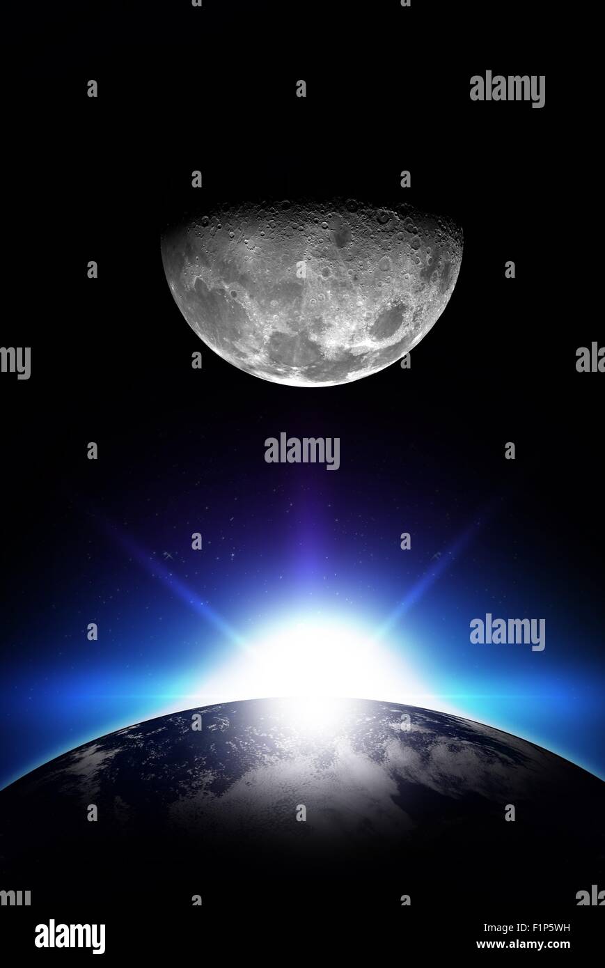 Sun moon stars hi-res stock photography and images - Alamy